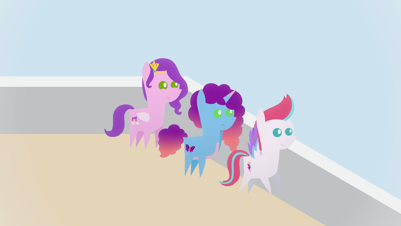 #3385224 - safe, artist:carrotorangelight, misty brightdawn, pipp petals, zipp storm, pegasus ...