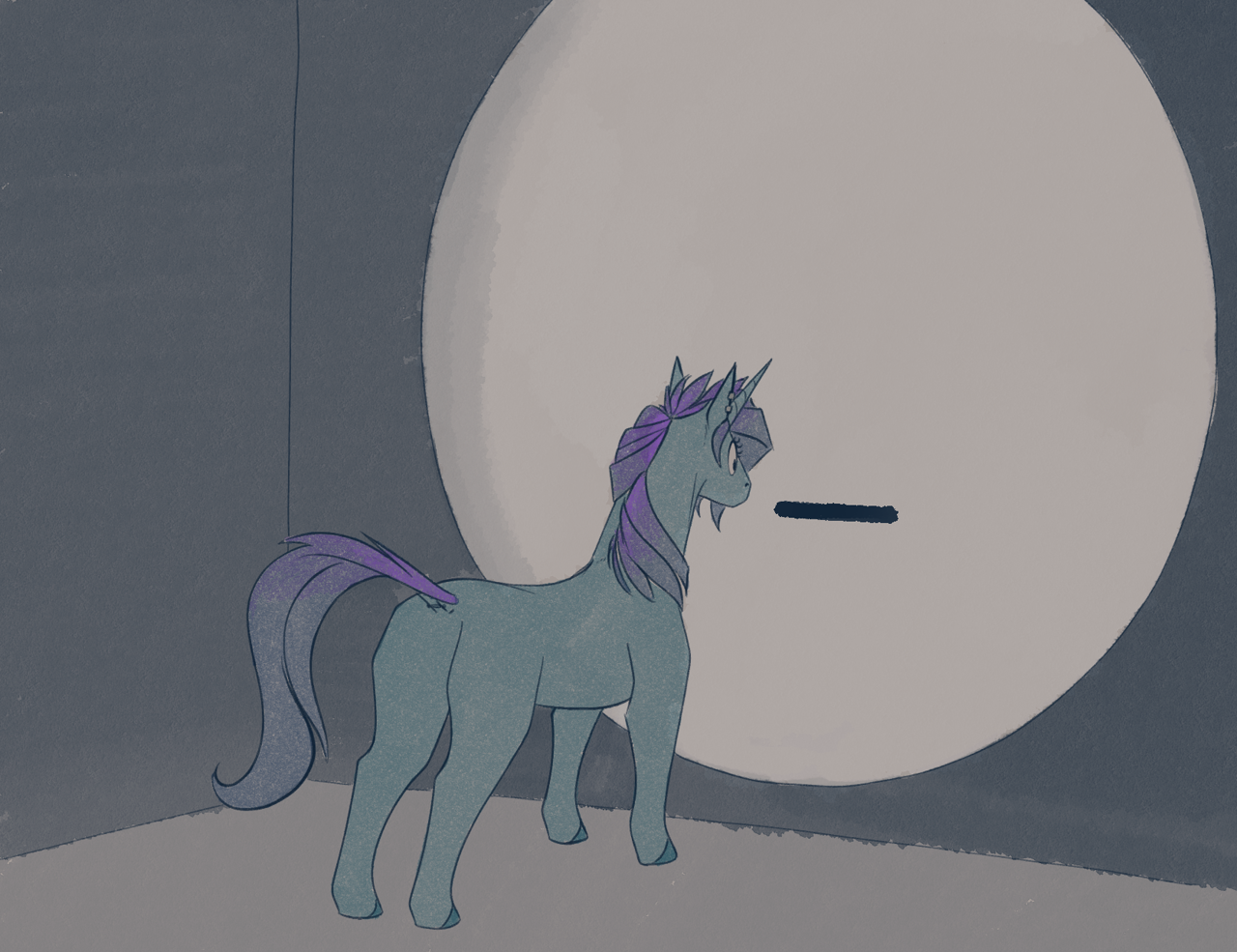 #3385768 - safe, artist:stray prey, oc, oc only, oc:acidia, pony, unicorn, butt, dock, horn ...