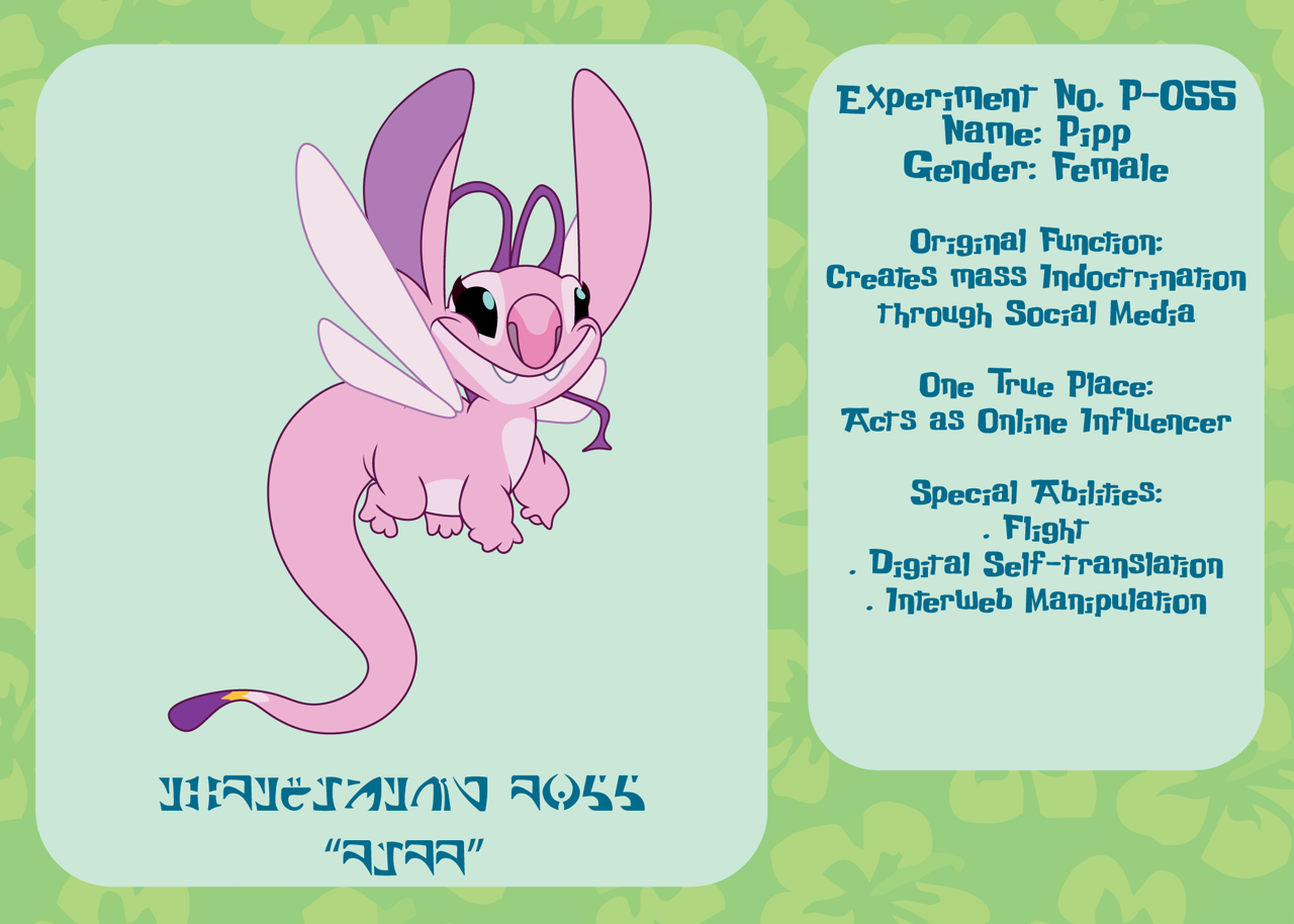 #3375806 - safe, artist:prixy05, pipp petals, alien, g4, g5, experiment, female, lilo and stitch ...