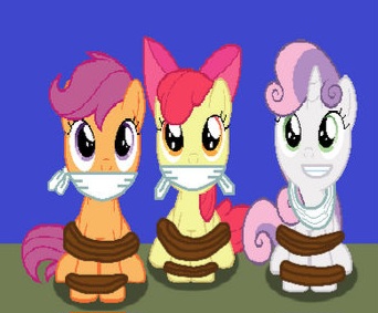 #3386853 - safe, artist:captainponyboy1999, edit, apple bloom ...