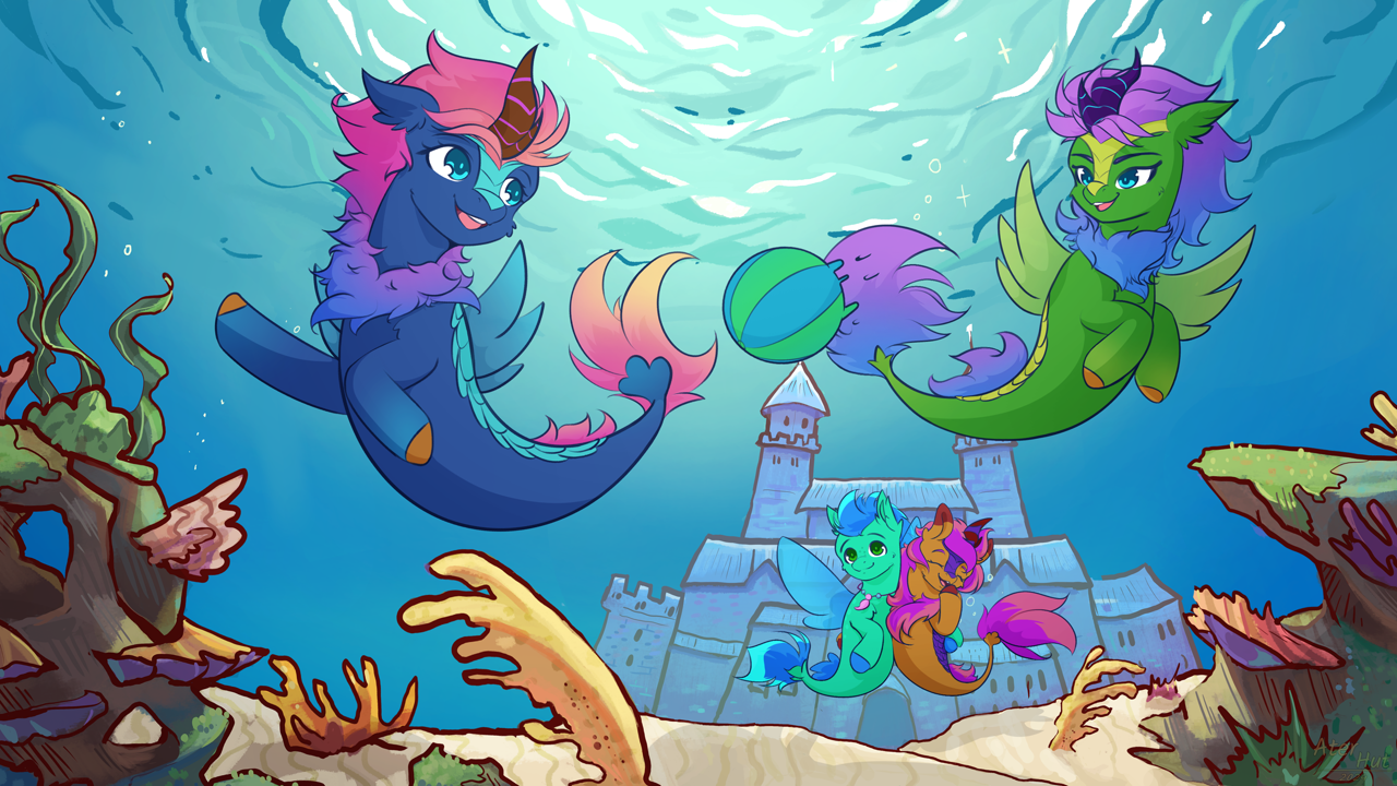 #3388055 - safe, artist:aterhut, oc, oc only, oc:arcane spark, oc:sky splash, oc:skylar ...