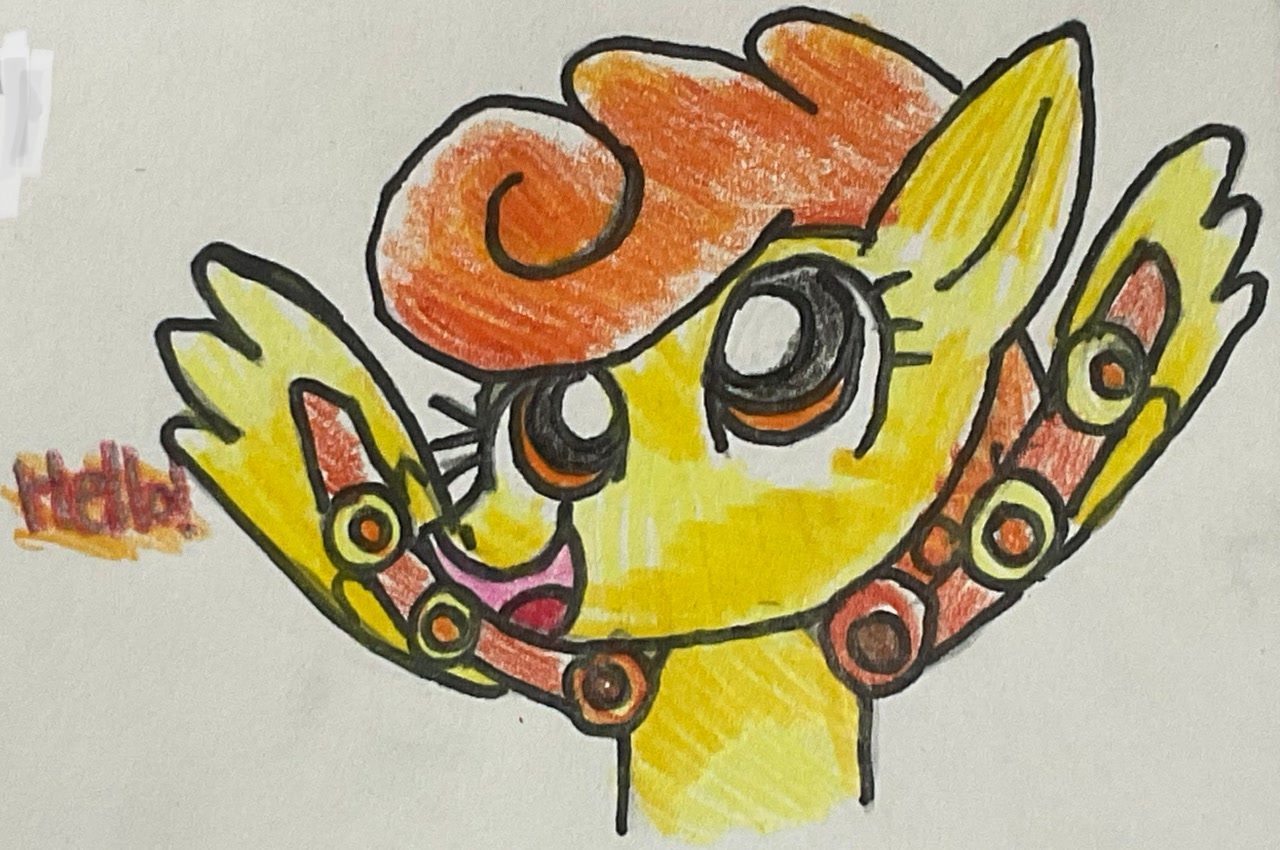 #3388953 - safe, artist:jewelswirlix, oc, oc only, oc:peachy punch ...