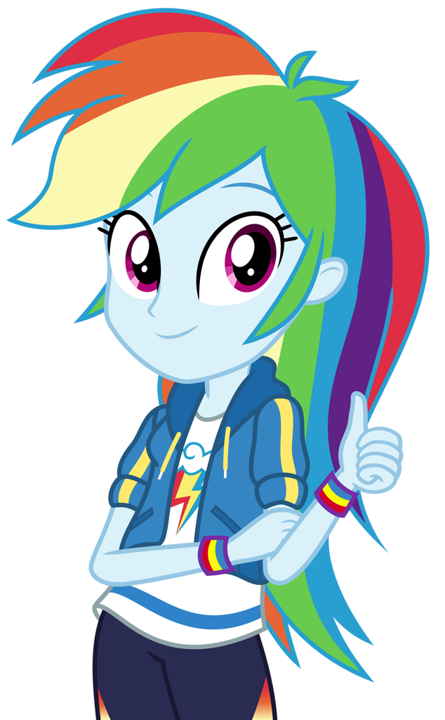 #3389225 - safe, artist:alandssparkle, rainbow dash, human, equestria ...