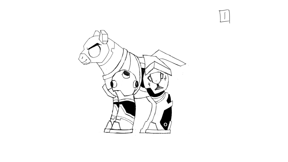 #3389857 - safe, artist:house-of-tykayl, cyborg, earth pony, pony ...