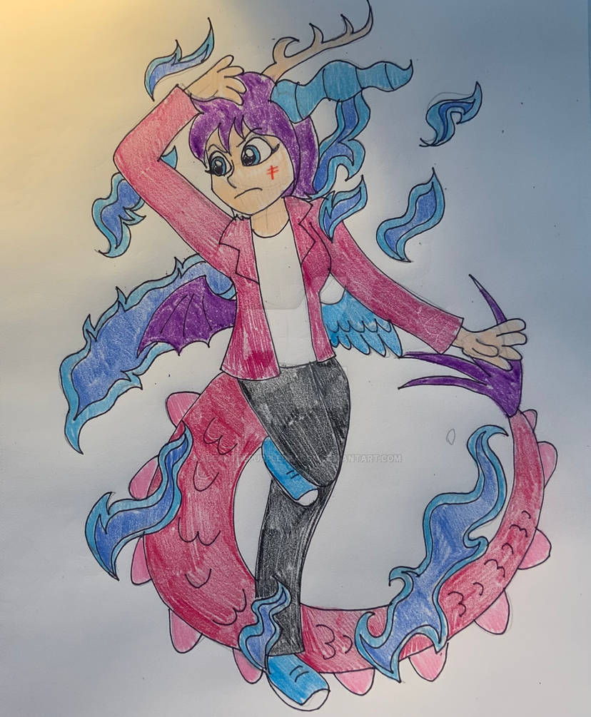 #3390166 - safe, artist:adeanthepurpledragon, oc, oc only, oc:adean the ...