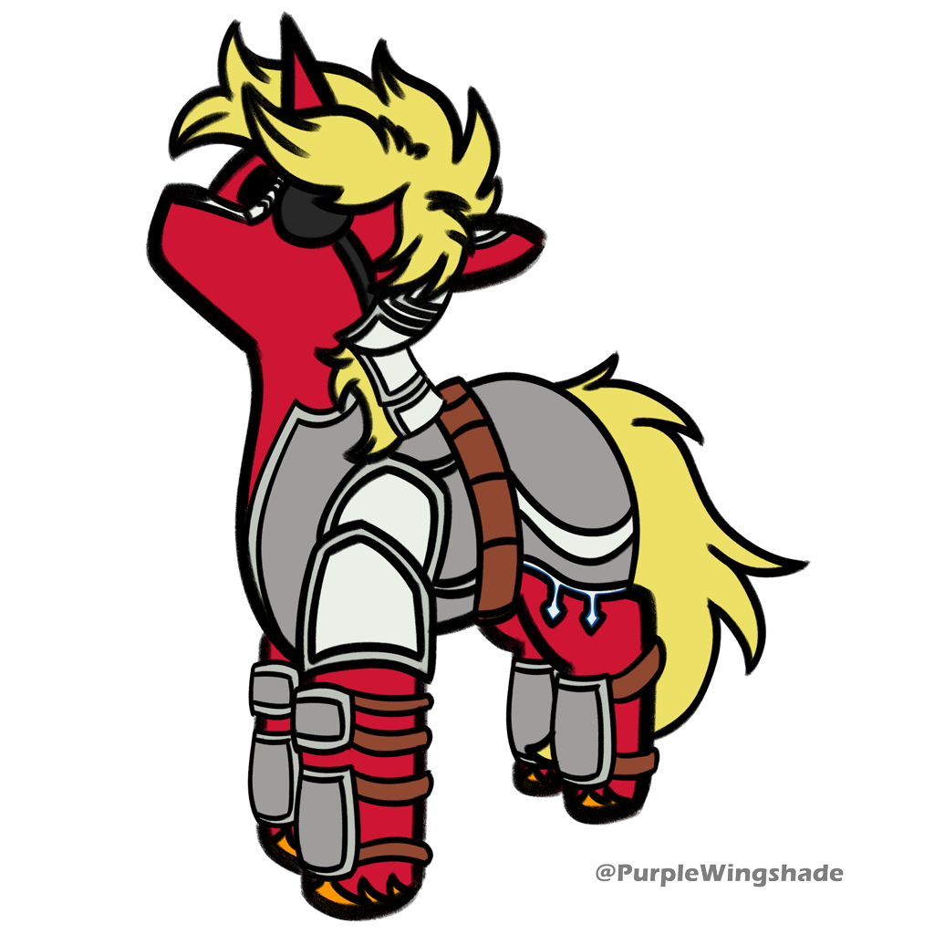 #3390492 - safe, artist:purple wingshade, part of a set, oc, oc only, oc:steel prism, pony ...