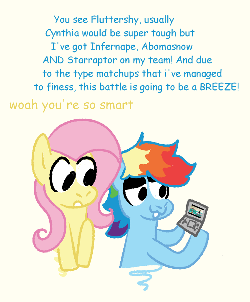 #3391110 - safe, artist:zoeyhorse, fluttershy, rainbow dash, pegasus ...