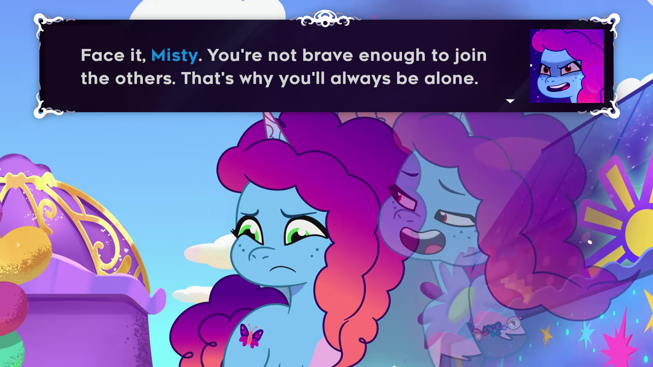 #3391401 - safe, edit, edited screencap, screencap, misty brightdawn, emotional rollercoaster ...