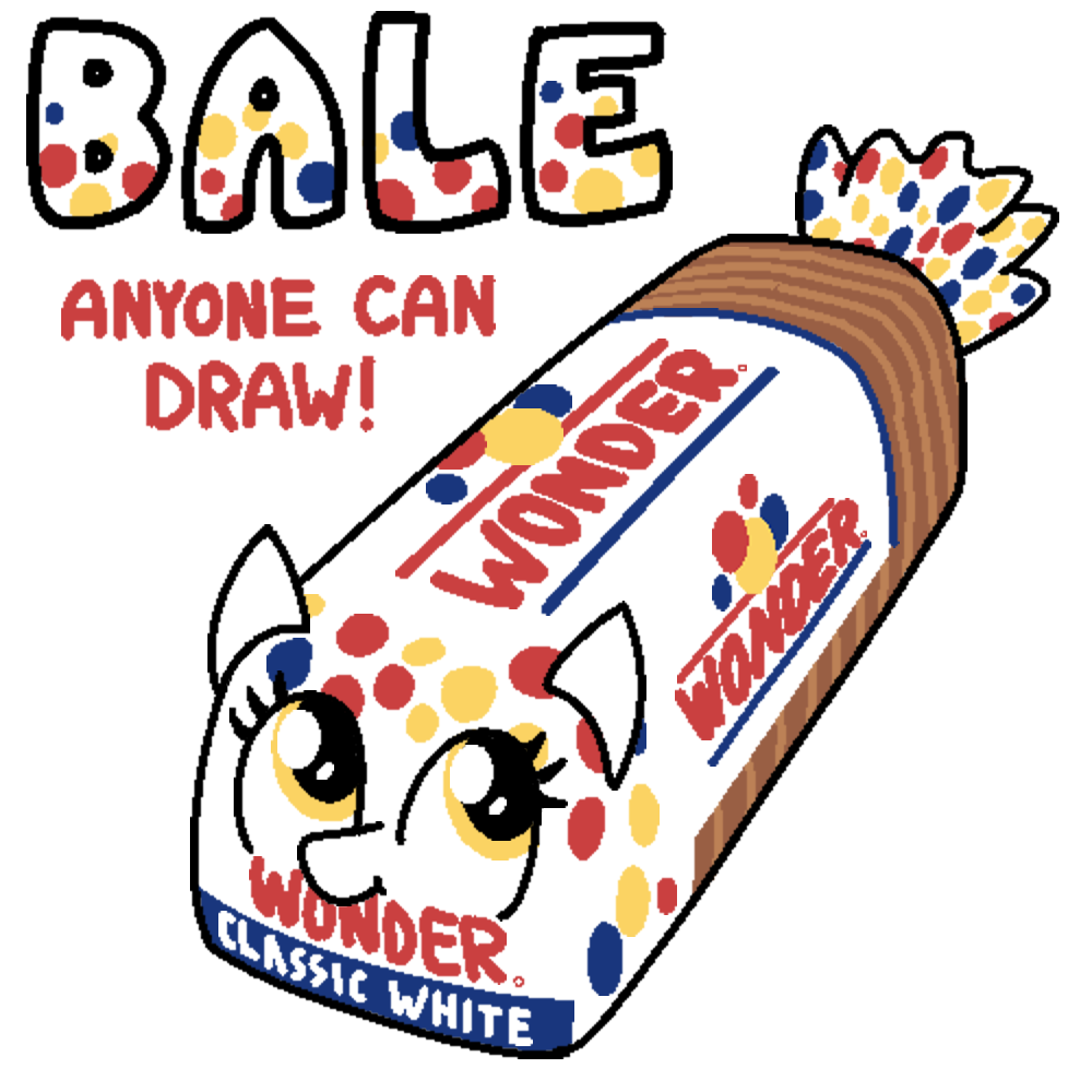 #3392235 - safe, artist:purblehoers, bread pony, food pony, /bale ...