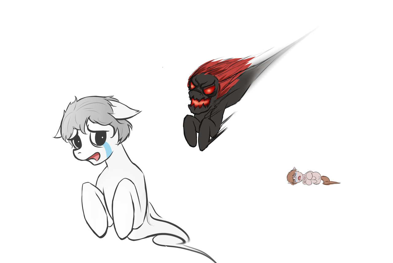 #3392341 - semi-grimdark, artist:zwdhz, crying, isaac, the binding of ...