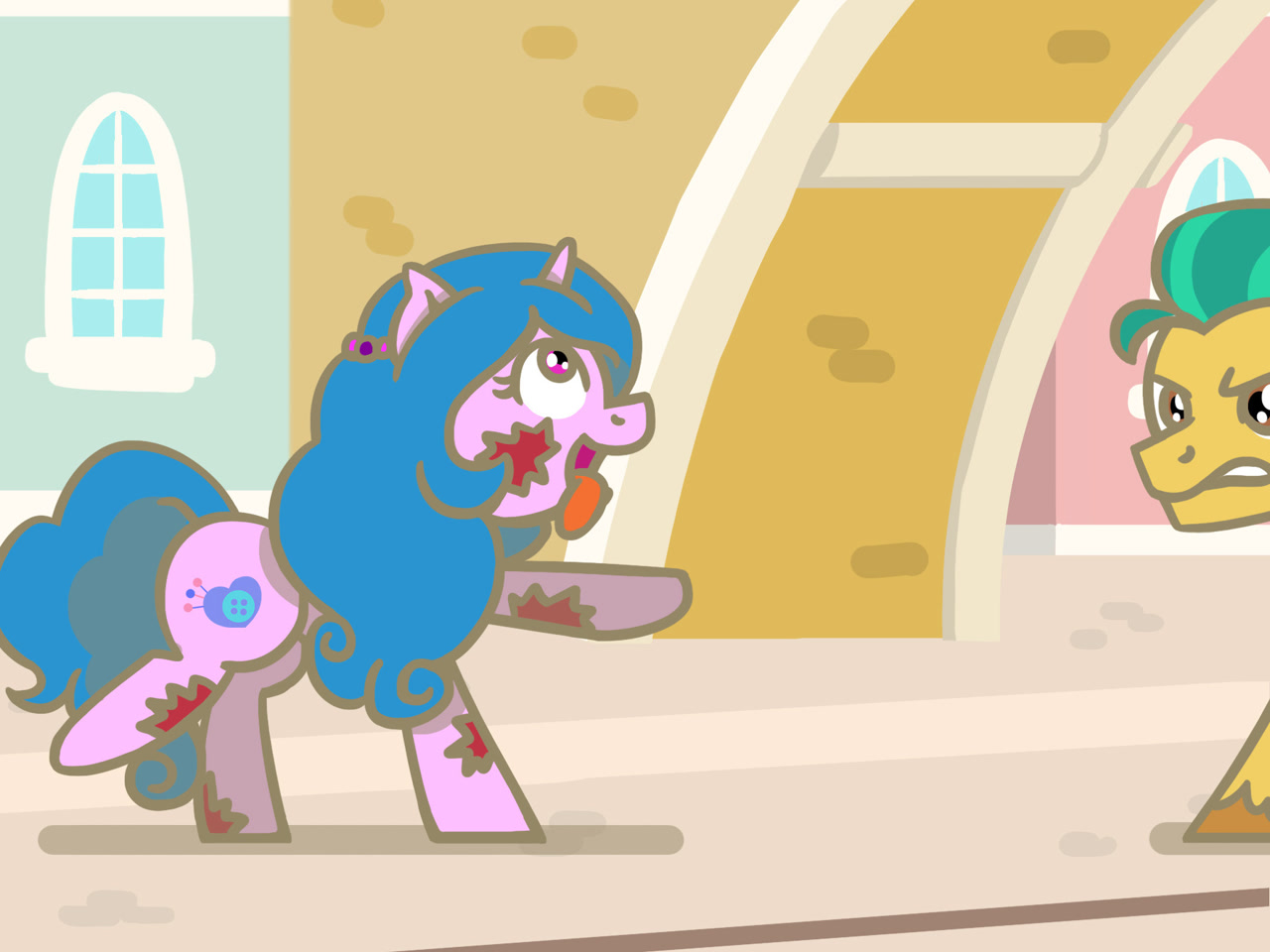 #3376191 - safe, artist:flutterluv, part of a set, hitch trailblazer ...