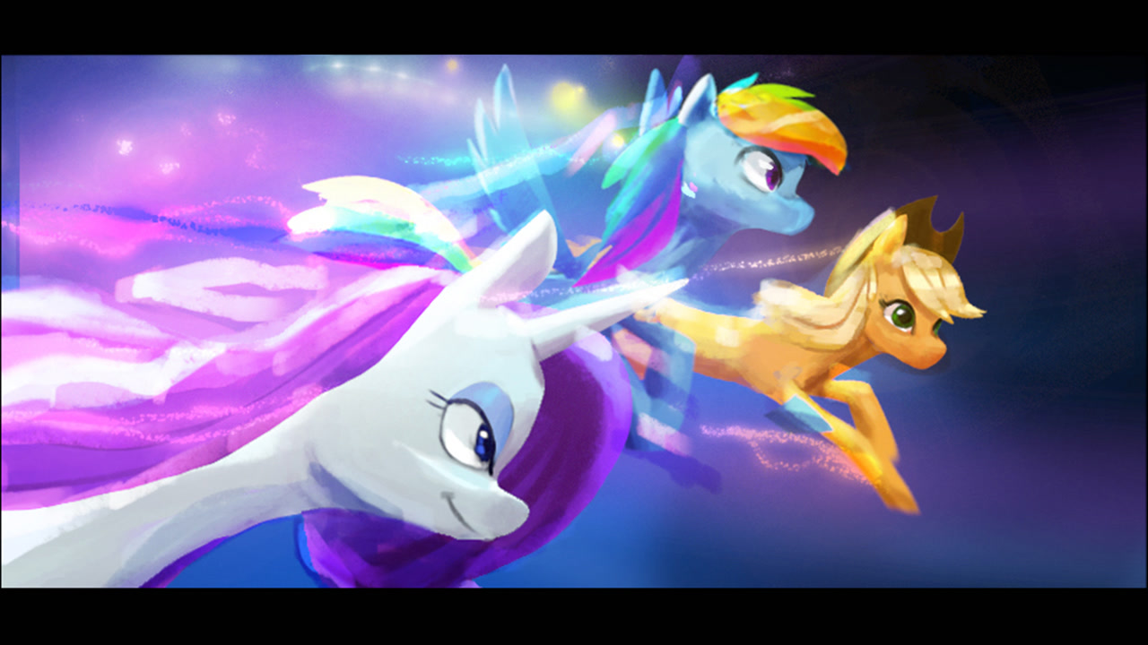 #3376371 - safe, artist:alvaro ramirez, applejack, rainbow dash, rarity ...