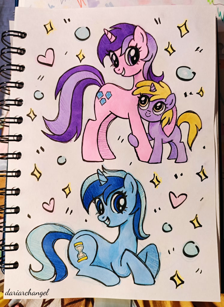 #3377989 - safe, artist:dariarchangel, amethyst star, dinky hooves ...
