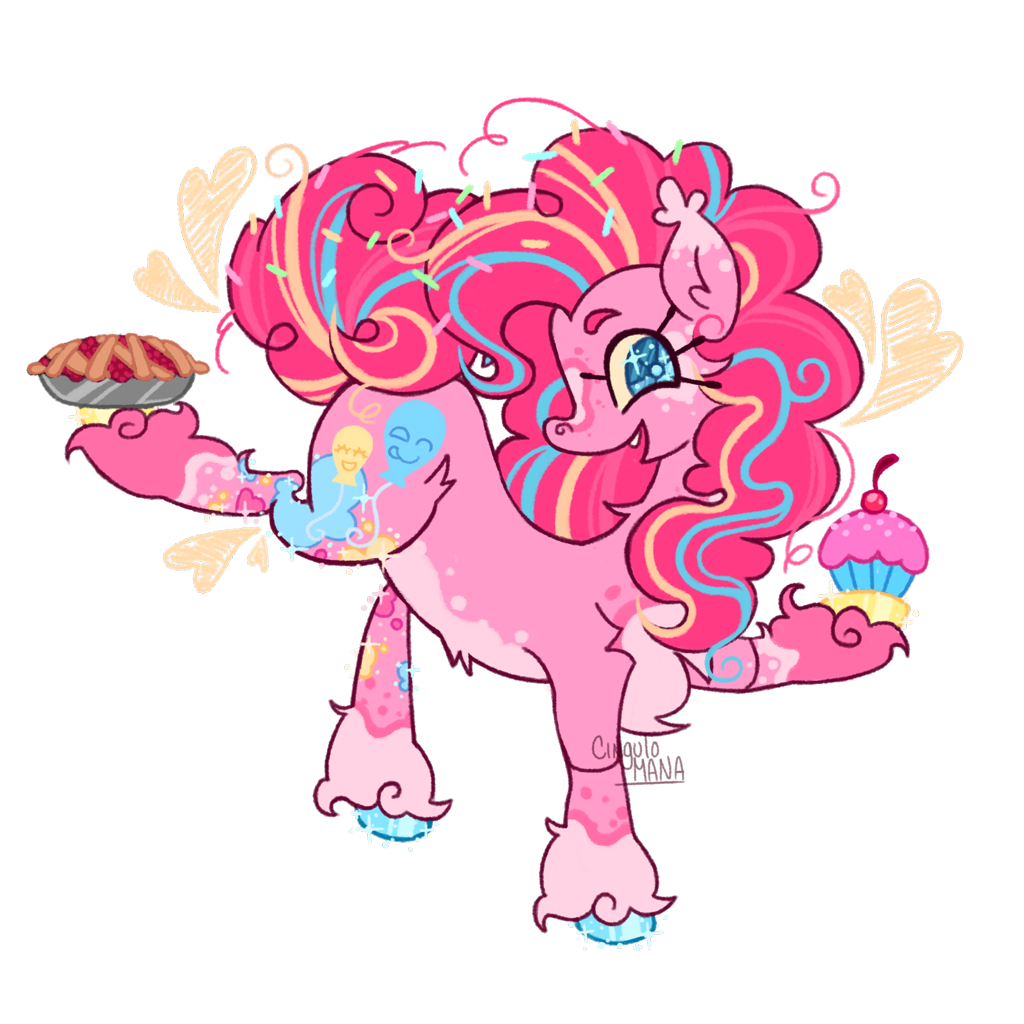#3378122 - safe, artist:cingulomana, pinkie pie, earth pony, pony, g4 ...