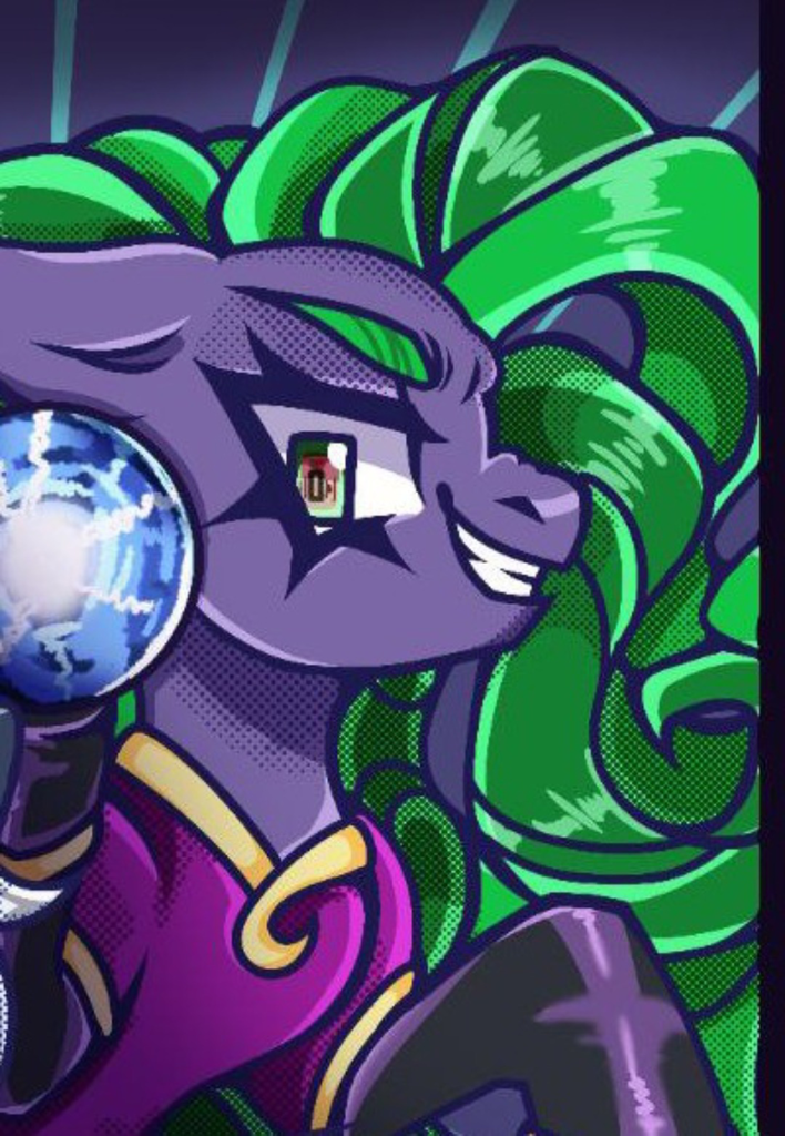 #3378159 - safe, artist:milkchkk, mane-iac, earth pony, pony, g4, bodysuit, clothes, electro orb ...