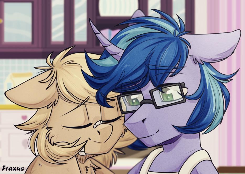 #3378252 - safe, artist:ilovefraxus, oc, oc only, oc:amoo, oc:blue cola ...