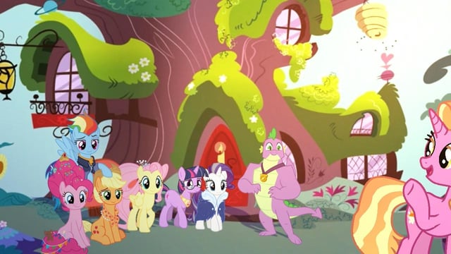 #3378932 - safe, artist:paskarantuliini, applejack, fluttershy, luster ...