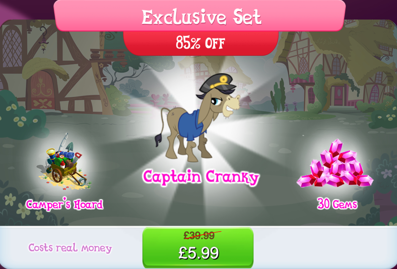 #3379487 - safe, gameloft, cranky doodle donkey, donkey, g4, my little ...