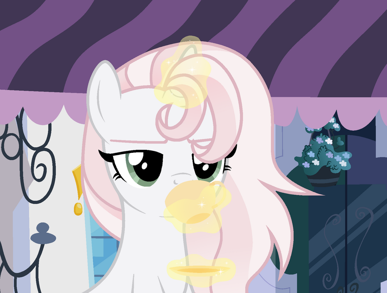 #3379697 - safe, artist:vi45, oc, oc only, oc:pink cherry, pony, unicorn, cup, female, horn ...