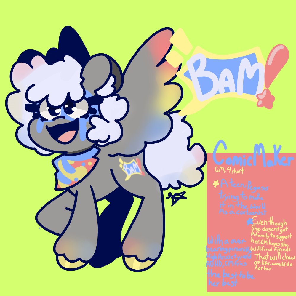 #3379723 - safe, artist:comicmaker, oc, oc only, oc:comic maker ...