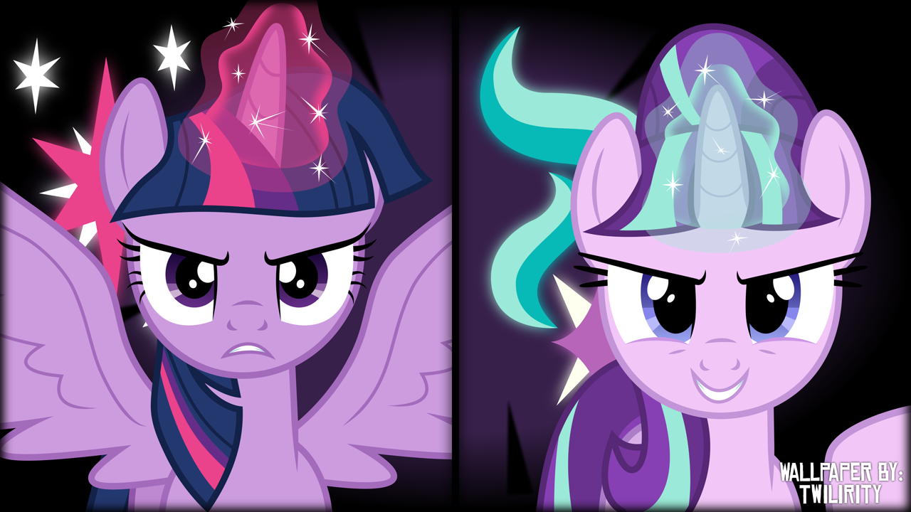 #3380330 - safe, artist:twilirity, starlight glimmer, twilight sparkle ...