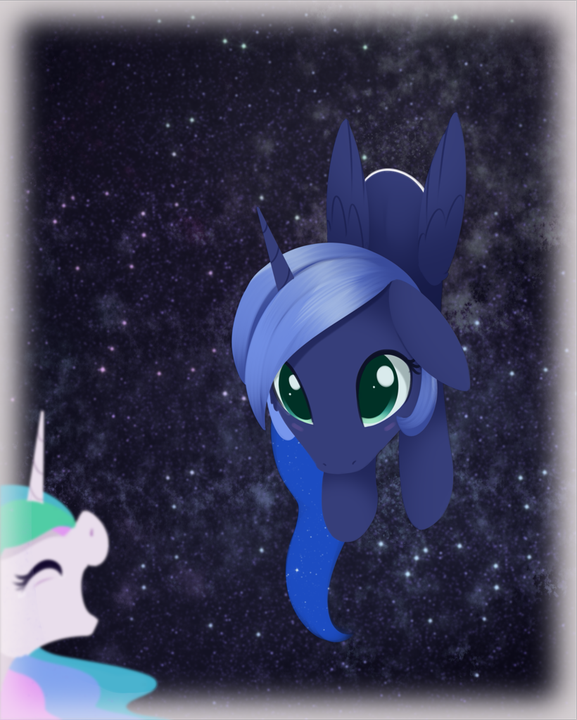 #3393817 - safe, artist:dusthiel, princess celestia, princess luna ...