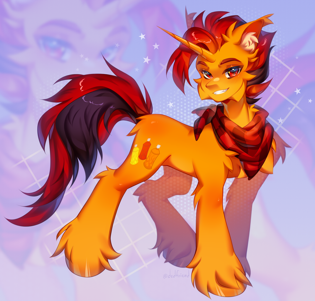 #3400862 - safe, artist:dedfriend, oc, oc only, oc:selest light, pony, unicorn, blushing, butt ...