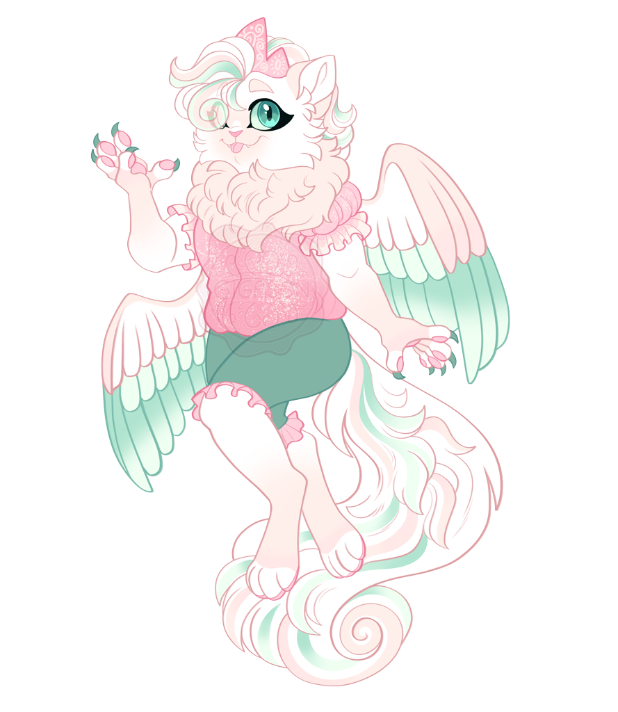 #3402335 - safe, artist:gigason, oc, oc only, oc:prissy, hybrid, anthro ...