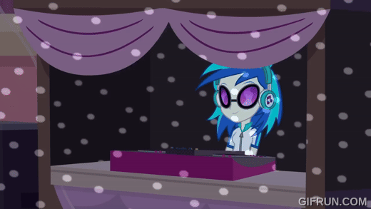 #3402556 - safe, screencap, dj pon-3, pinkie pie, vinyl scratch, human ...