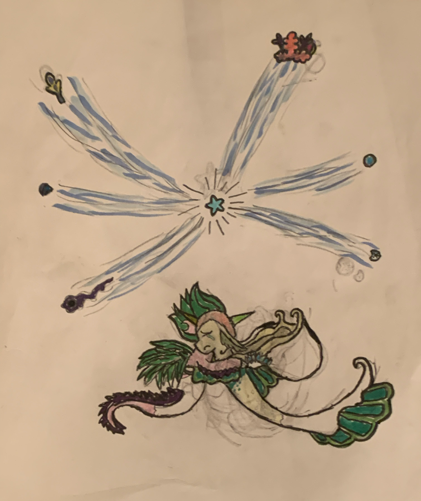 #3402891 - safe, artist:trini-mite, idw, princess anemone, queen calla ...