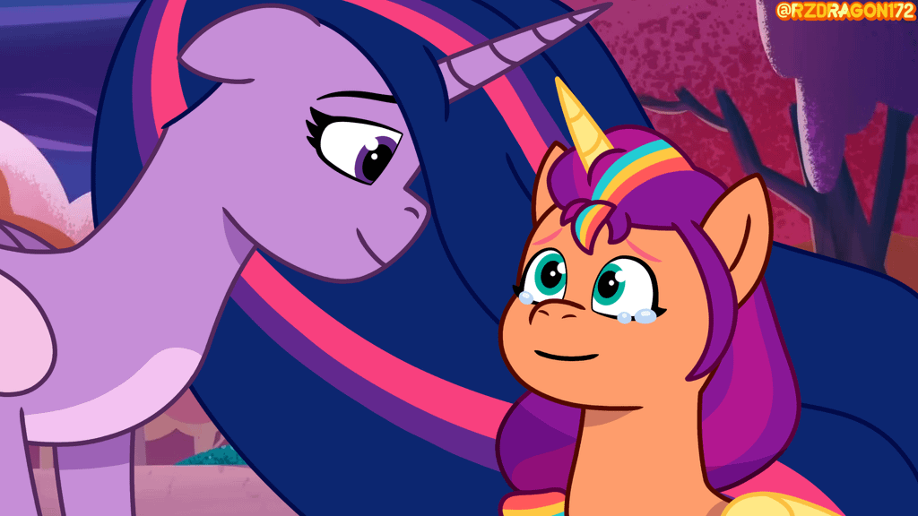 #3405035 - safe, artist:rzdragon172, sunny starscout, twilight sparkle, alicorn, earth pony ...