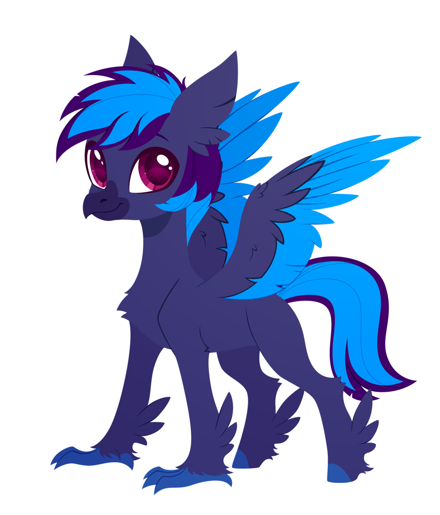 #3394321 - safe, artist:belka-sempai, part of a set, oc, oc only, classical hippogriff ...