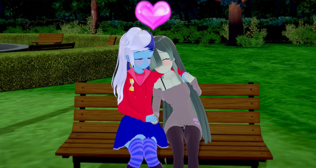 #3394658 - safe, artist:megasean45, marble pie, minuette, human ...