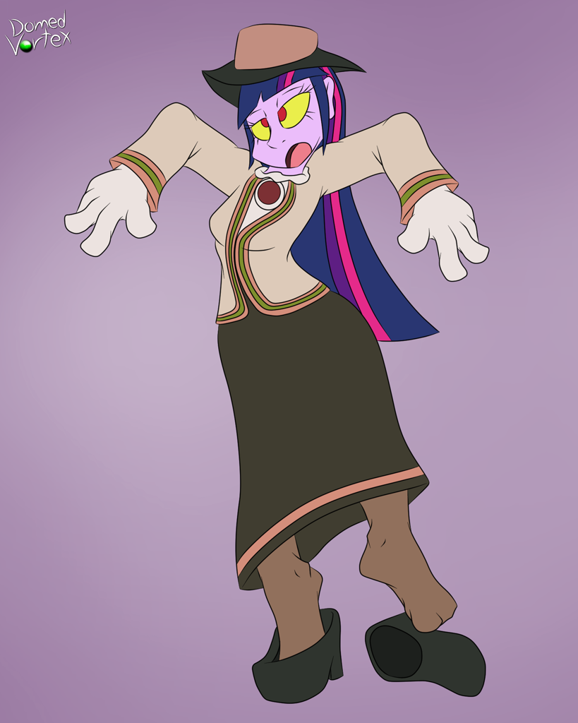 #3405627 - safe, artist:domedvortex, discord, twilight sparkle, human ...