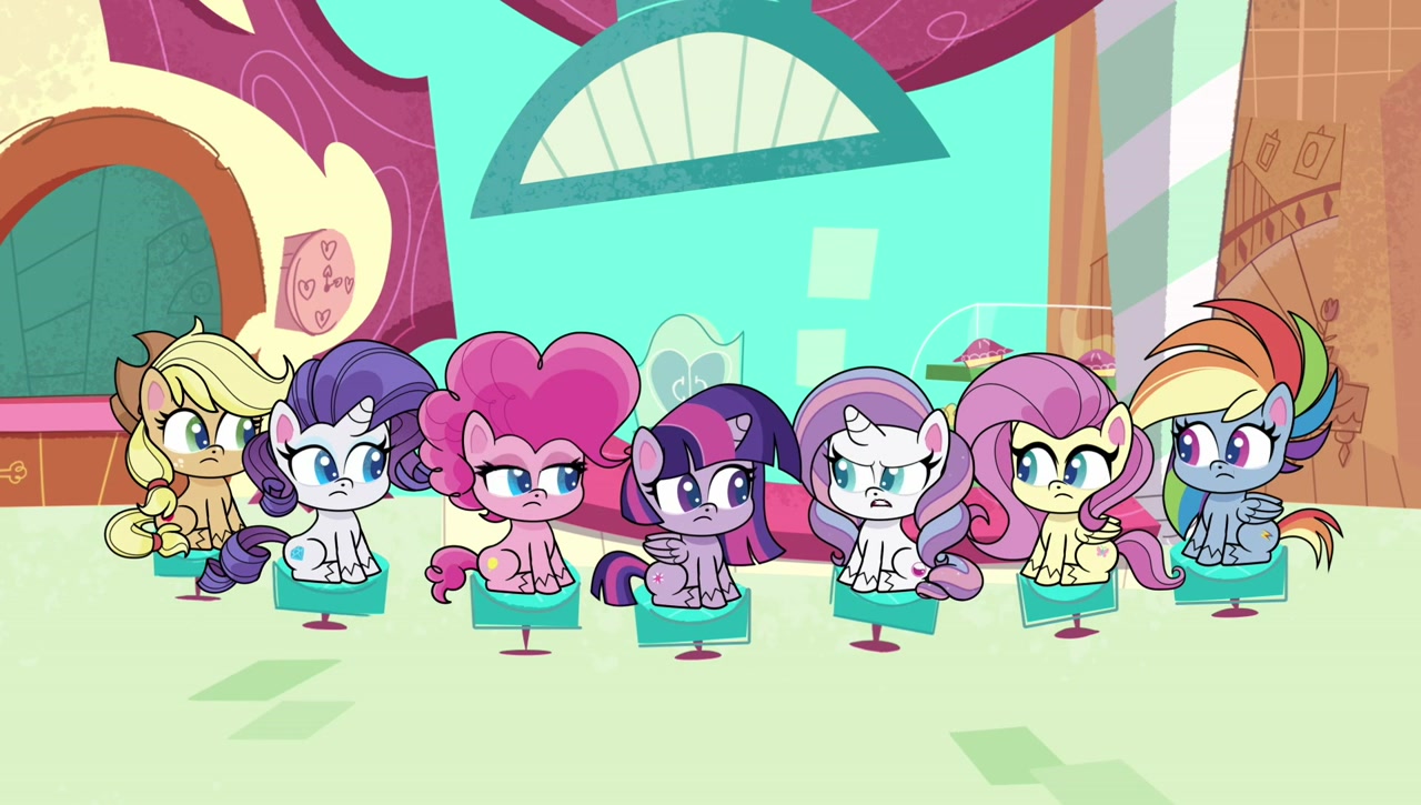 #3406393 - safe, screencap, applejack, fluttershy, pinkie pie, potion ...