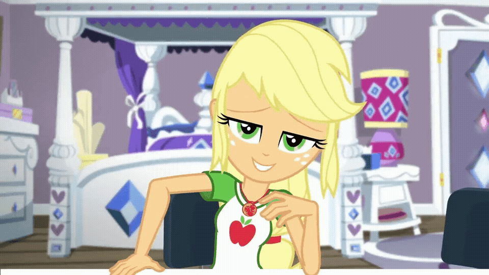 #3407267 - safe, screencap, applejack, human, camping must-haves ...