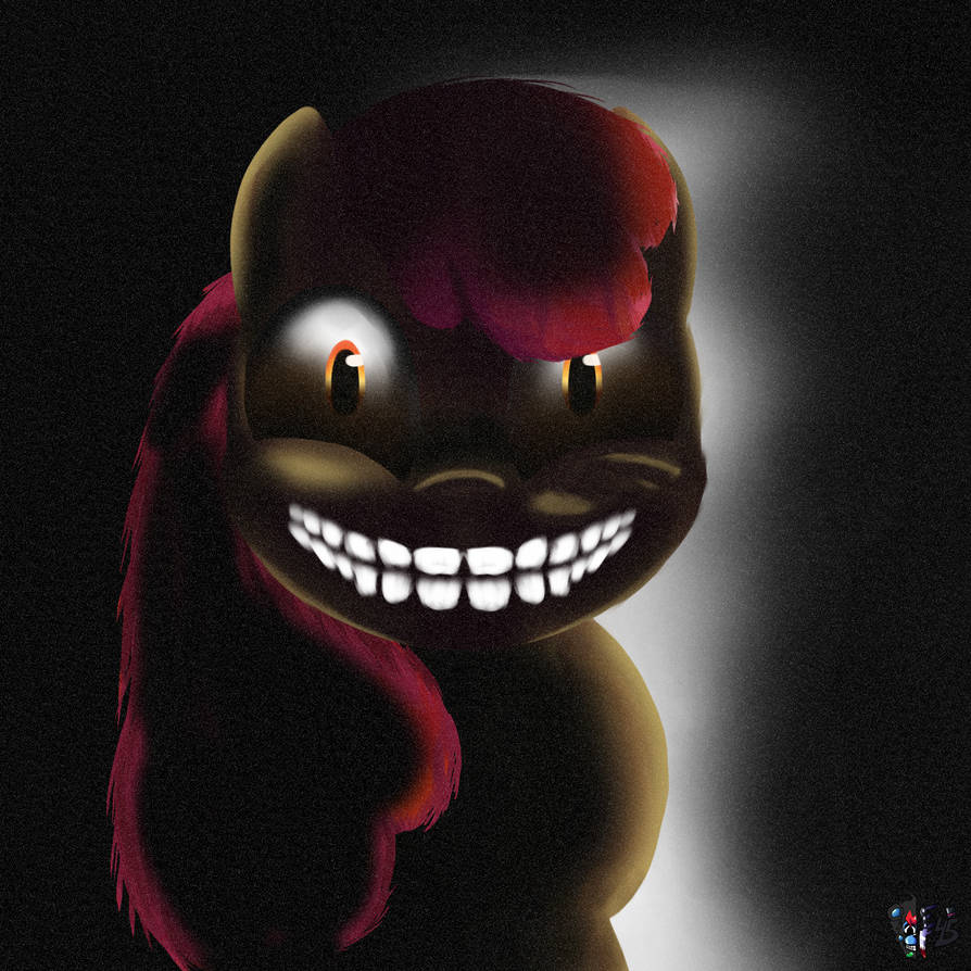 #3407405 - semi-grimdark, artist:fandomartist45, apple bloom, pony ...