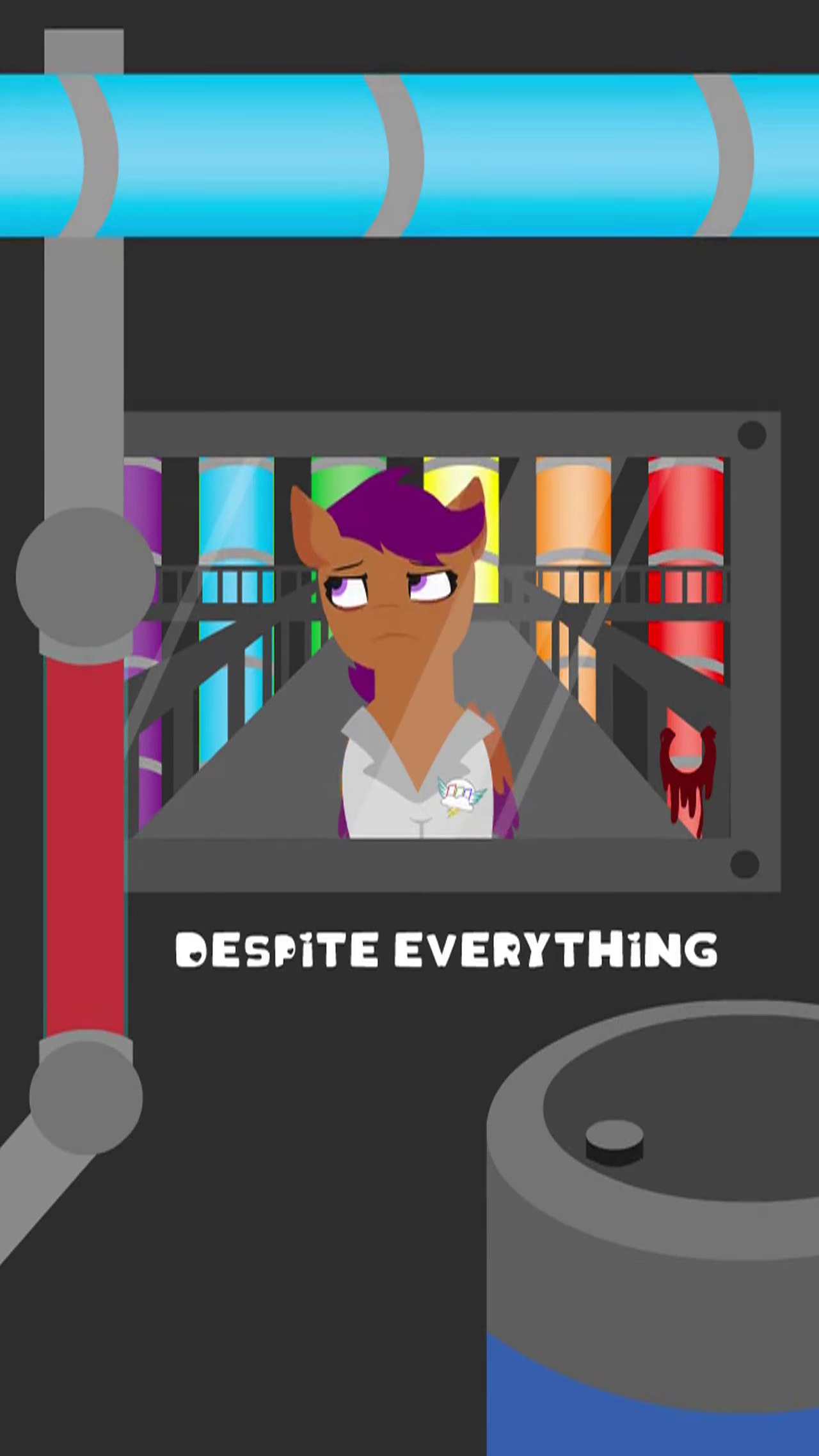 #3407424 - safe, artist:philcanimate, scootaloo, pony, fanfic:rainbow ...