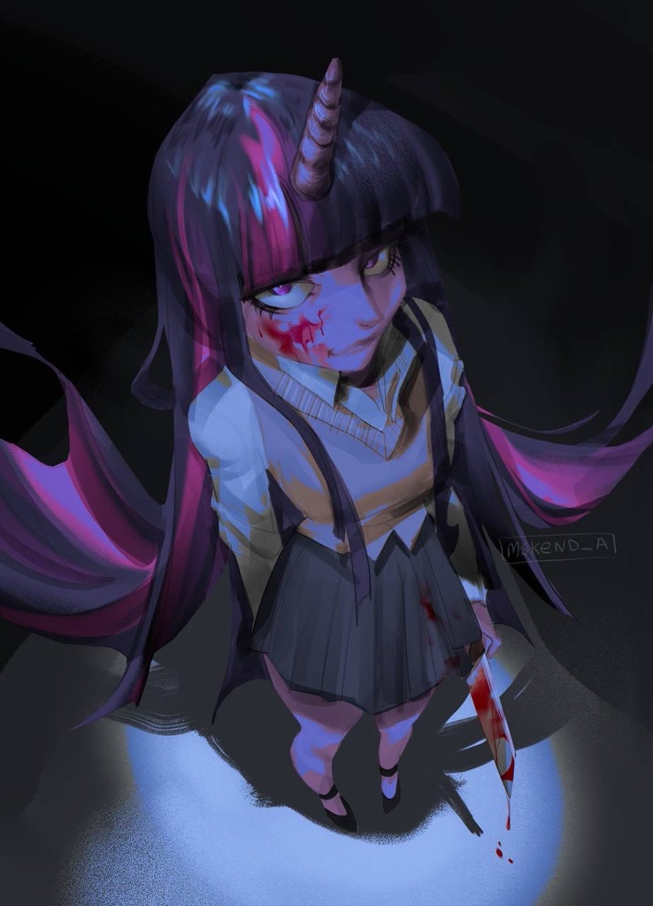 #3408700 - semi-grimdark, artist:mskend_a, twilight sparkle, human, g4 ...