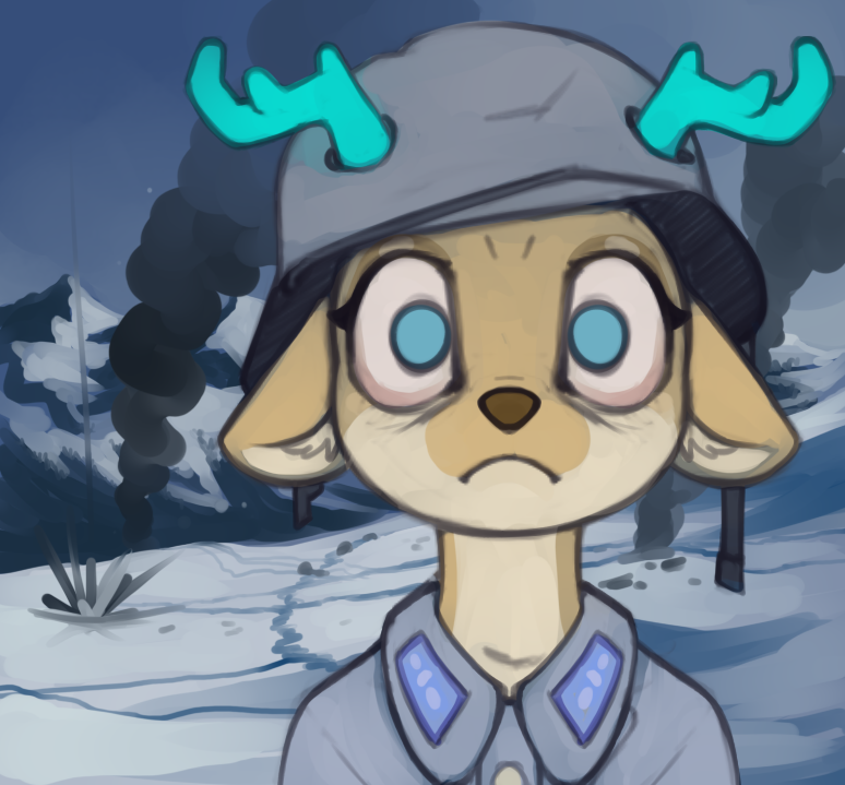 #3409526 - safe, artist:marsminer, oc, oc only, oc:elain olsen, deer ...