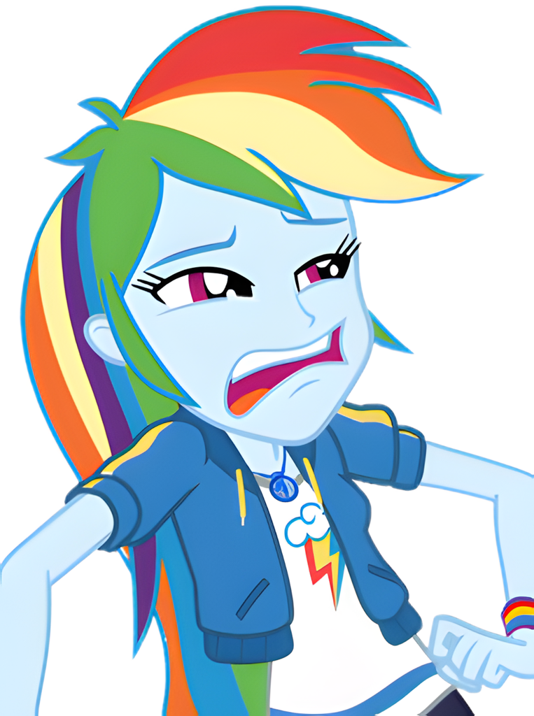 #3409591 - safe, edit, edited screencap, screencap, rainbow dash, human ...