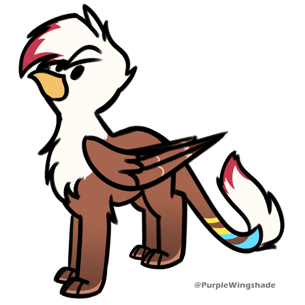 #3395723 - safe, artist:purple wingshade, part of a set, oc, oc only, oc:dusk drennen, griffon ...