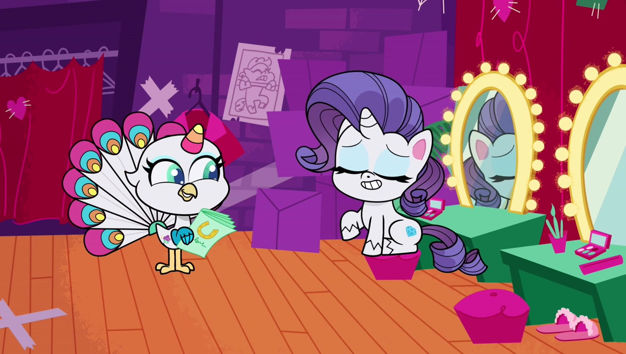 #3397819 - safe, screencap, rarity, sugar snap, bird, peacock, pony ...