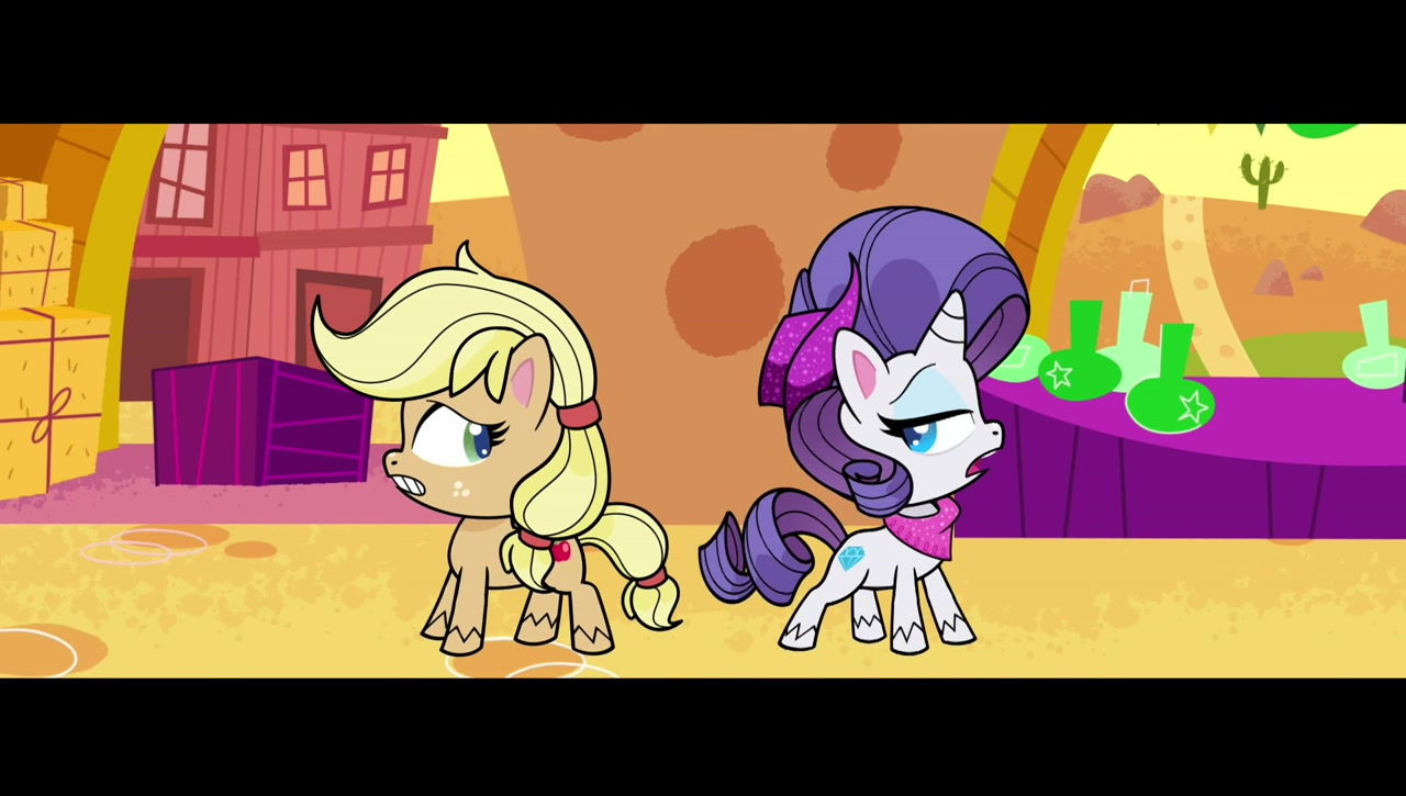 #3397827 - safe, screencap, applejack, rarity, earth pony, pony ...