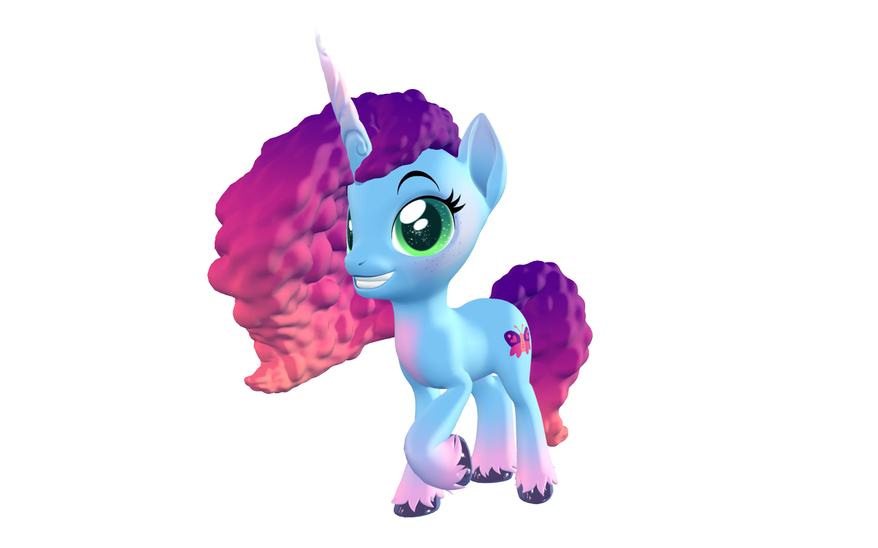 #3397863 - safe, artist:puzzlshield2, misty brightdawn, pony, unicorn, g4, g5, 3d, 3d render ...