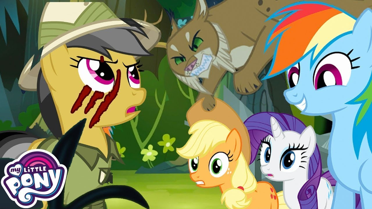 #3397872 - safe, edit, edited screencap, screencap, applejack, daring do, rainbow dash, rarity ...