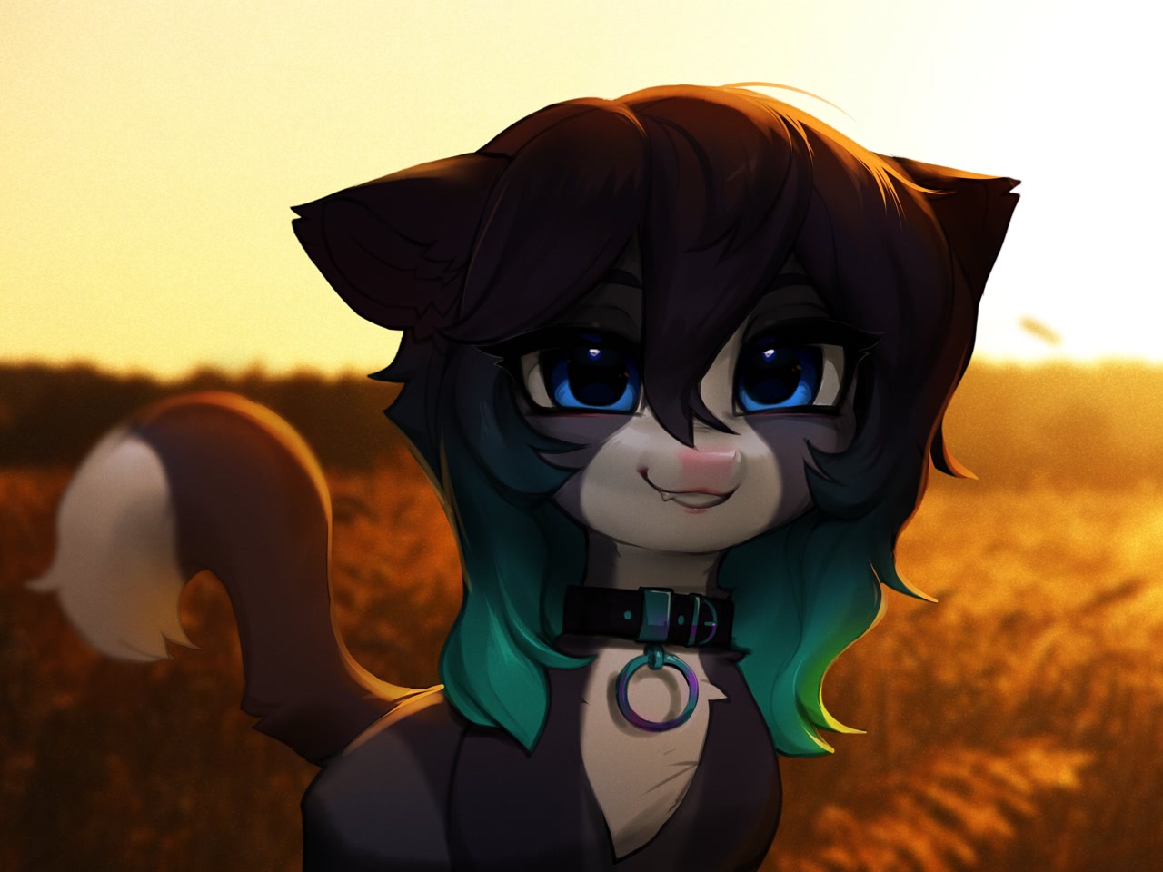 #3412779 - safe, artist:vensual99, oc, oc only, cat, cat pony, original ...