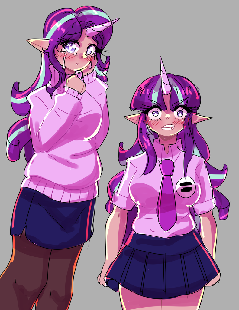 #3420587 - safe, artist:mylittleyuri, starlight glimmer, human, g4 ...