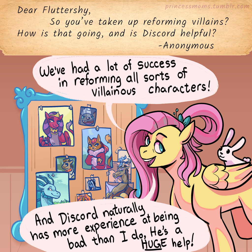 #3425971 - safe, artist:overlordneon, adagio dazzle, angel bunny ...