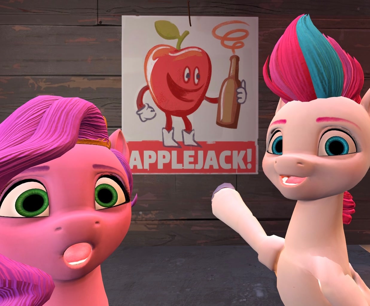 #3426554 - safe, artist:gmodponies, pipp petals, zipp storm, pegasus ...